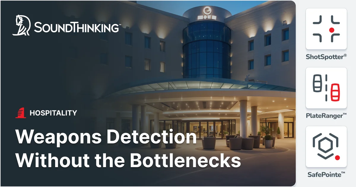 Hospitality and casino weapons detection